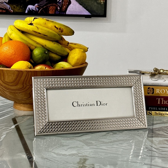 Dior | Wall Decor | Rare Christian Dior Paris Silver Plate Picture ...